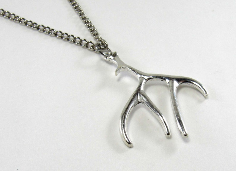 Mule Deer Antler Pendant Necklace Deer Antlers Mule Deer - Etsy
