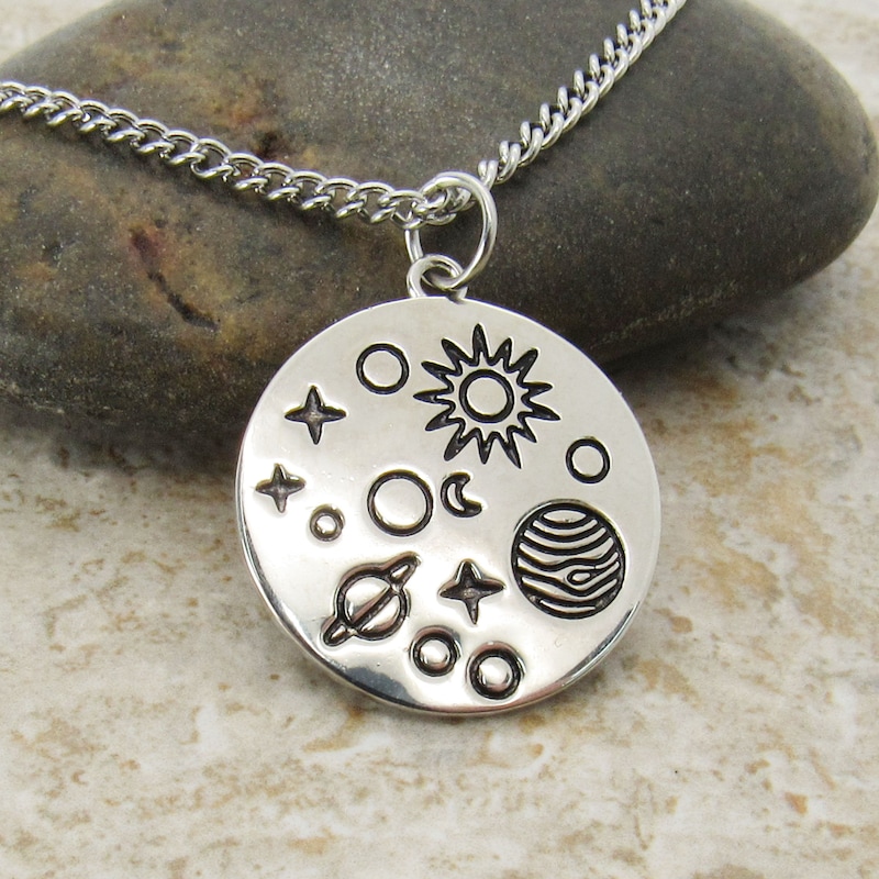 Solar System Necklace - Etsy