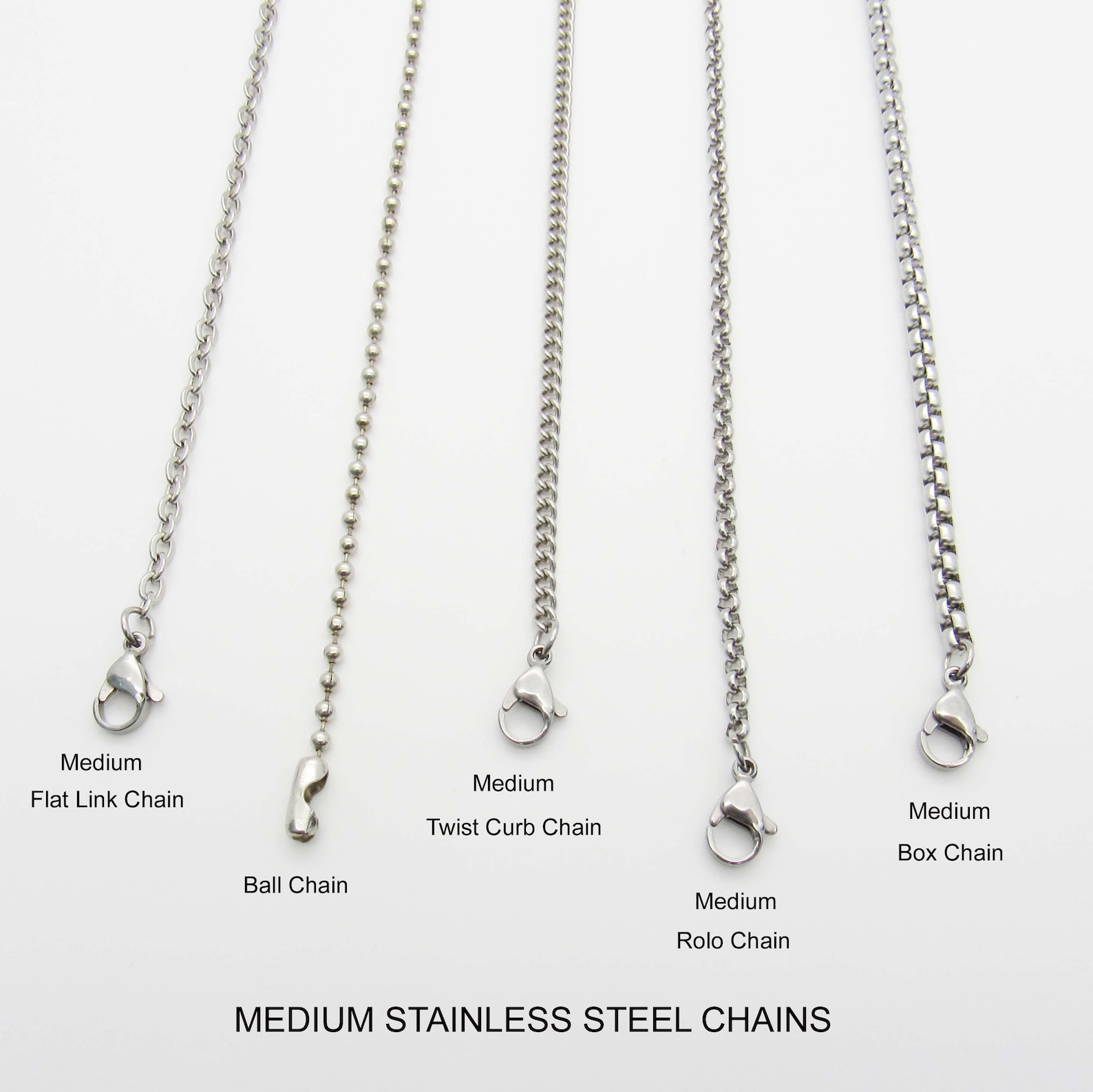Stainless Steel Chain Necklaces for Men Necklace Chains for - Etsy