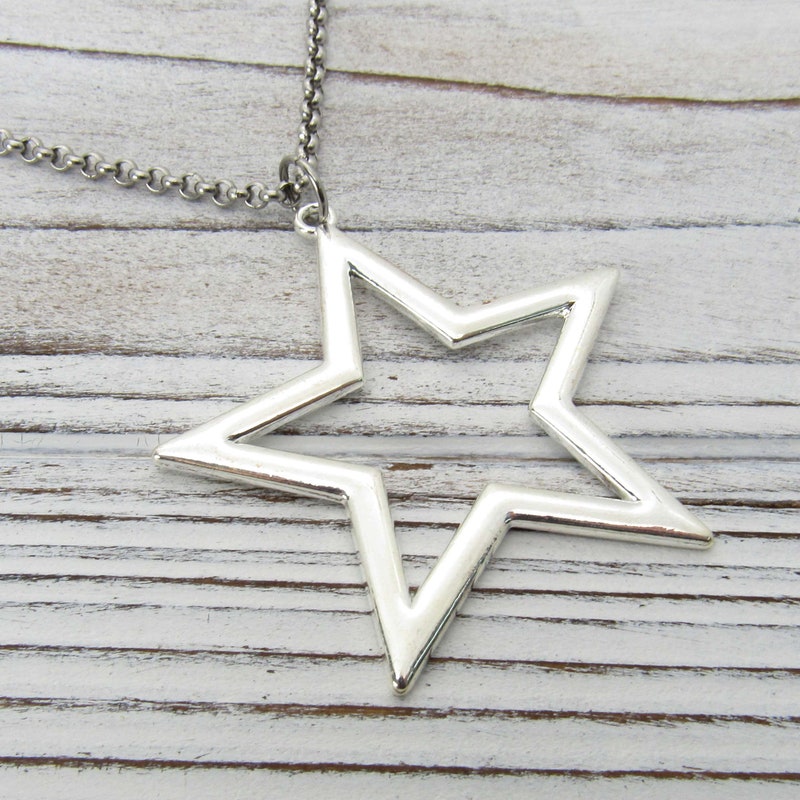 Star Necklace - Etsy