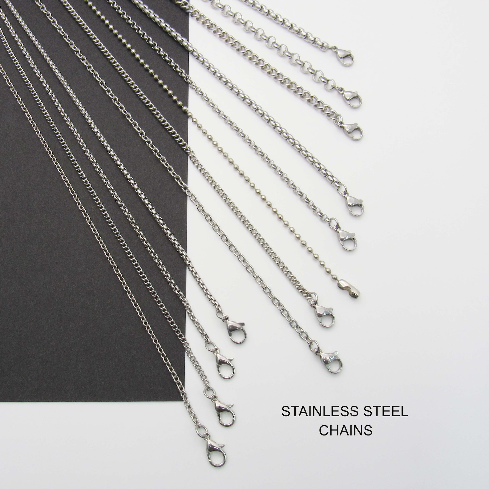 Stainless Steel Chain Necklaces for Men Necklace Chains for - Etsy