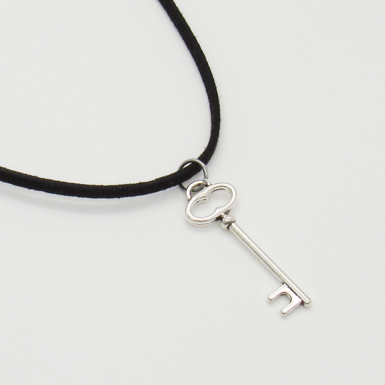Vintage Style Antique Silver Key Pendant Antique Silver Tone - Etsy