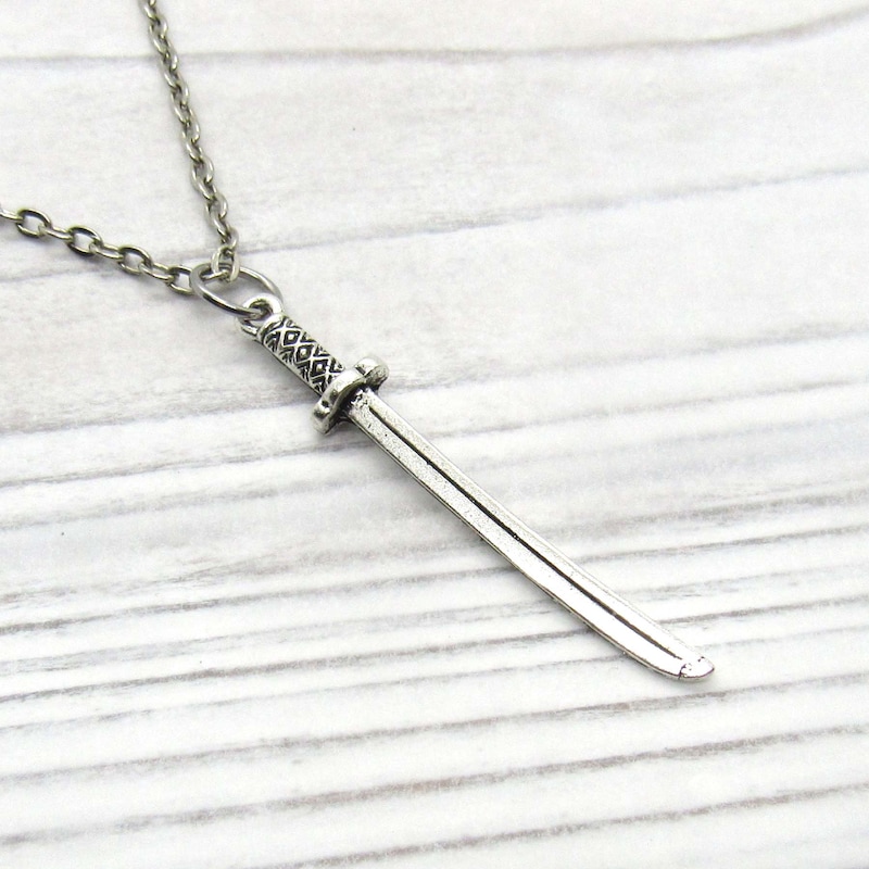 Mens Sword Necklace Pendant - Etsy