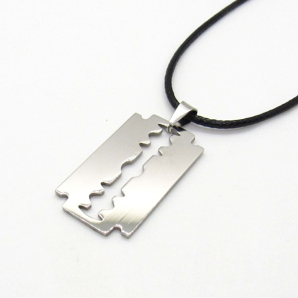 Razor Blade Necklace - Etsy