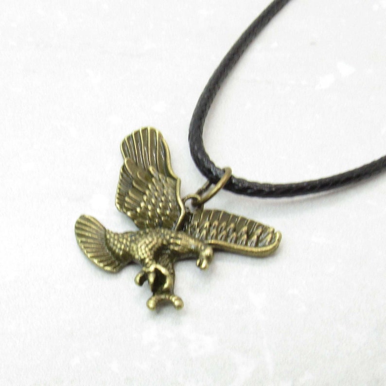 Eagle Pendant Necklace, Eagle Jewelry, American Eagle, Nature Necklace ...