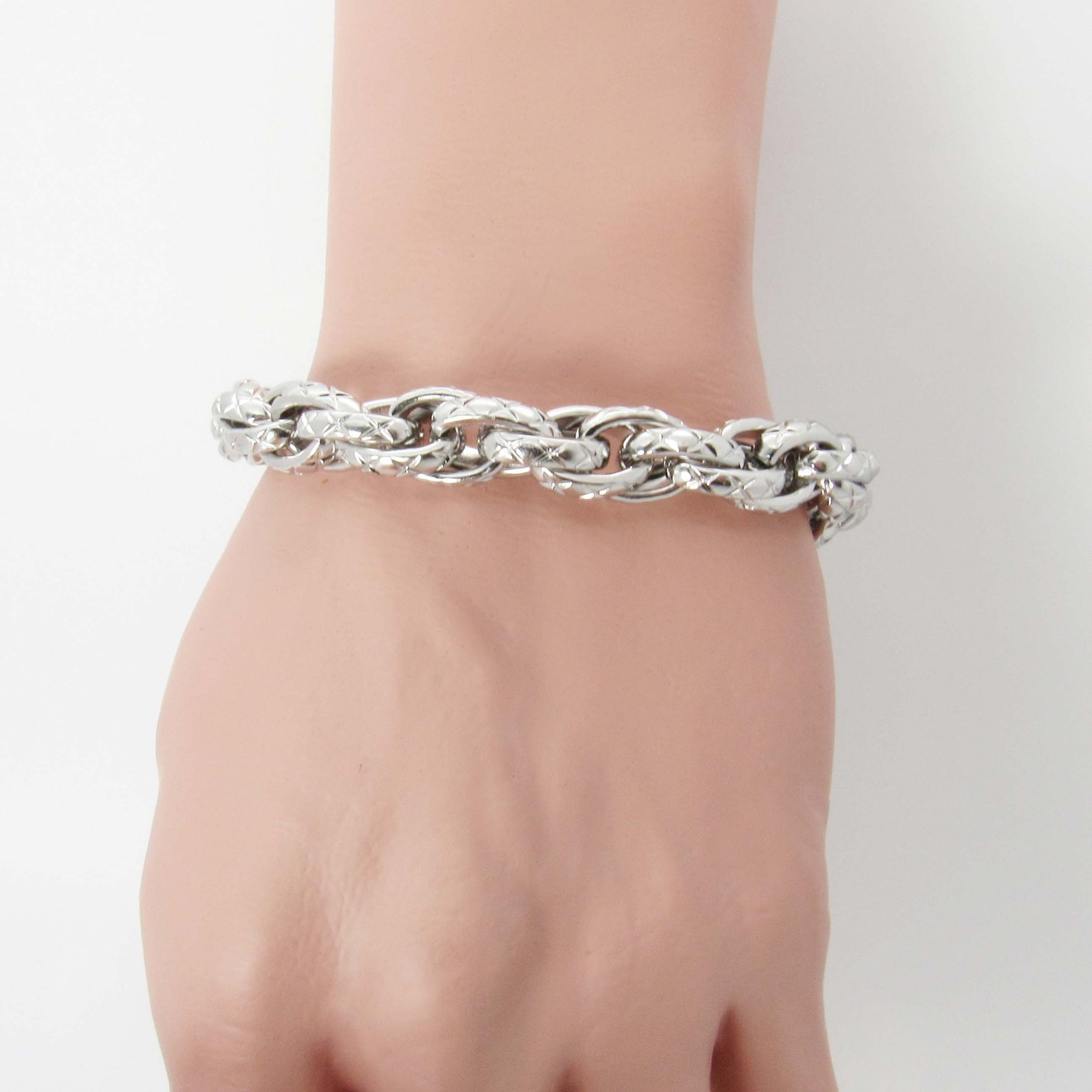 Stainless Steel Multi Link Rope Chain Bracelet 201 Stainless - Etsy