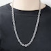 Chunk Cable Chain Necklace for Men, 201 Stainless Steel Cable Chain ...