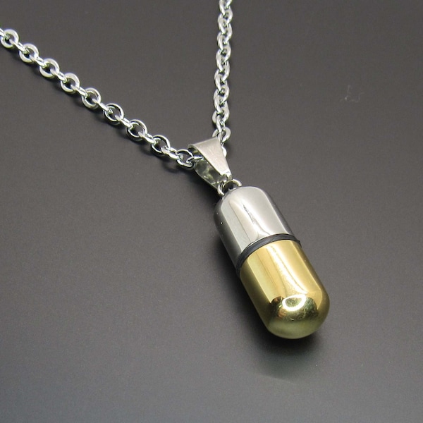 Nitroglycerin Pill Holder Necklace - Etsy