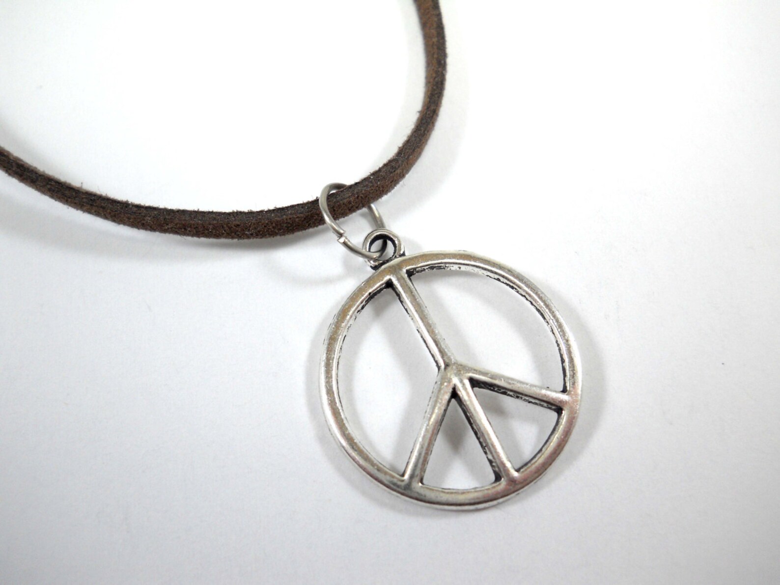 Peace Sign Pendant Necklace, Peace Symbol, Peace Pendant Necklace ...