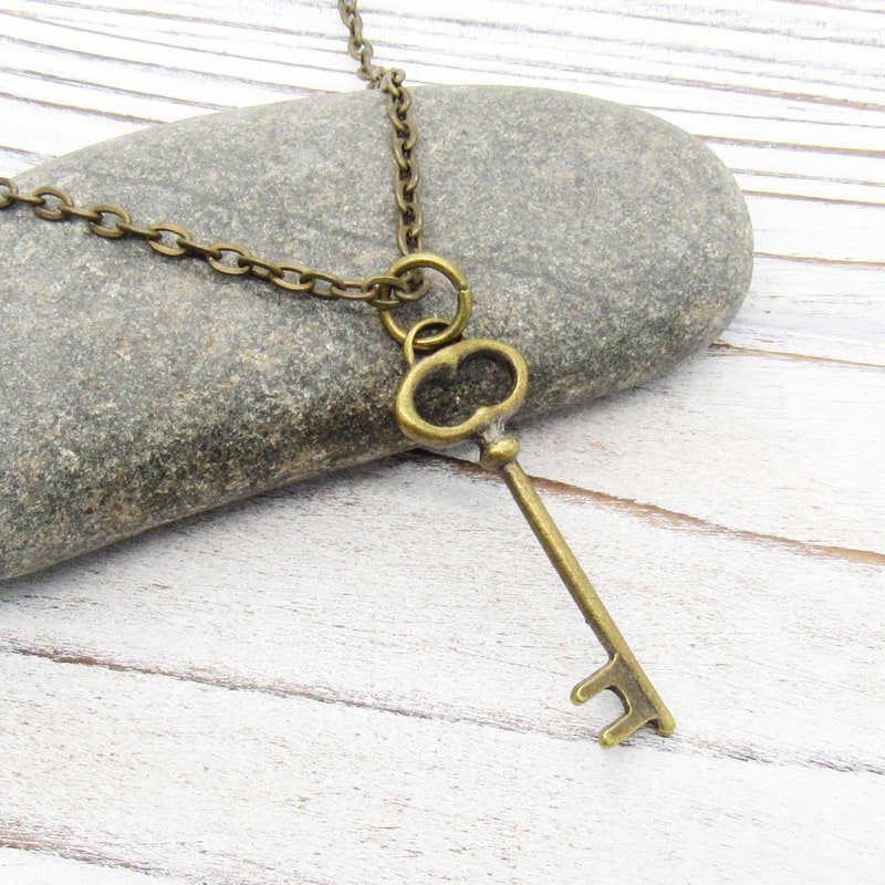 Key Necklace - Etsy
