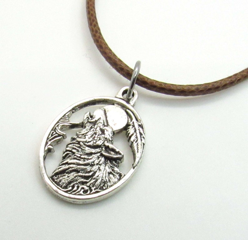 Wolf Charm Necklace Wolf Pendant Wolf Jewelry Wolf | Etsy
