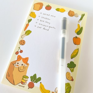 To the Market Notepad - Memo Pad - Etsy