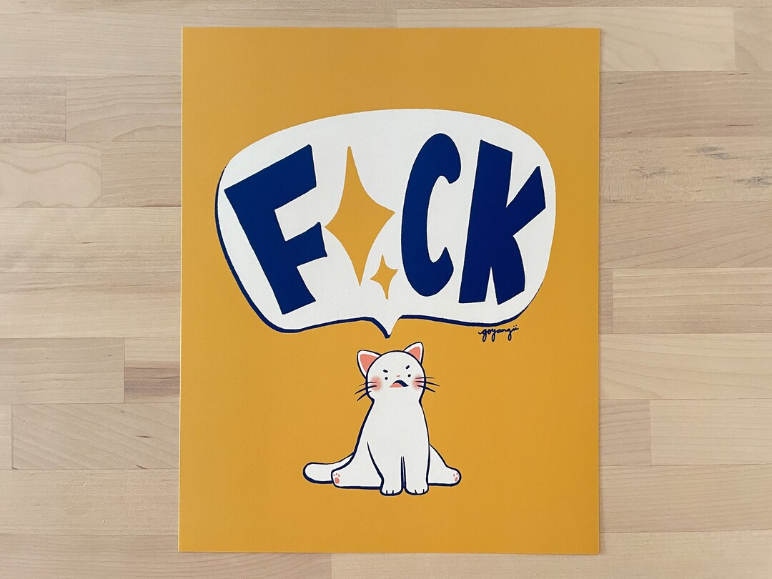 Smol Cat 8" X 10" Art Print - Etsy