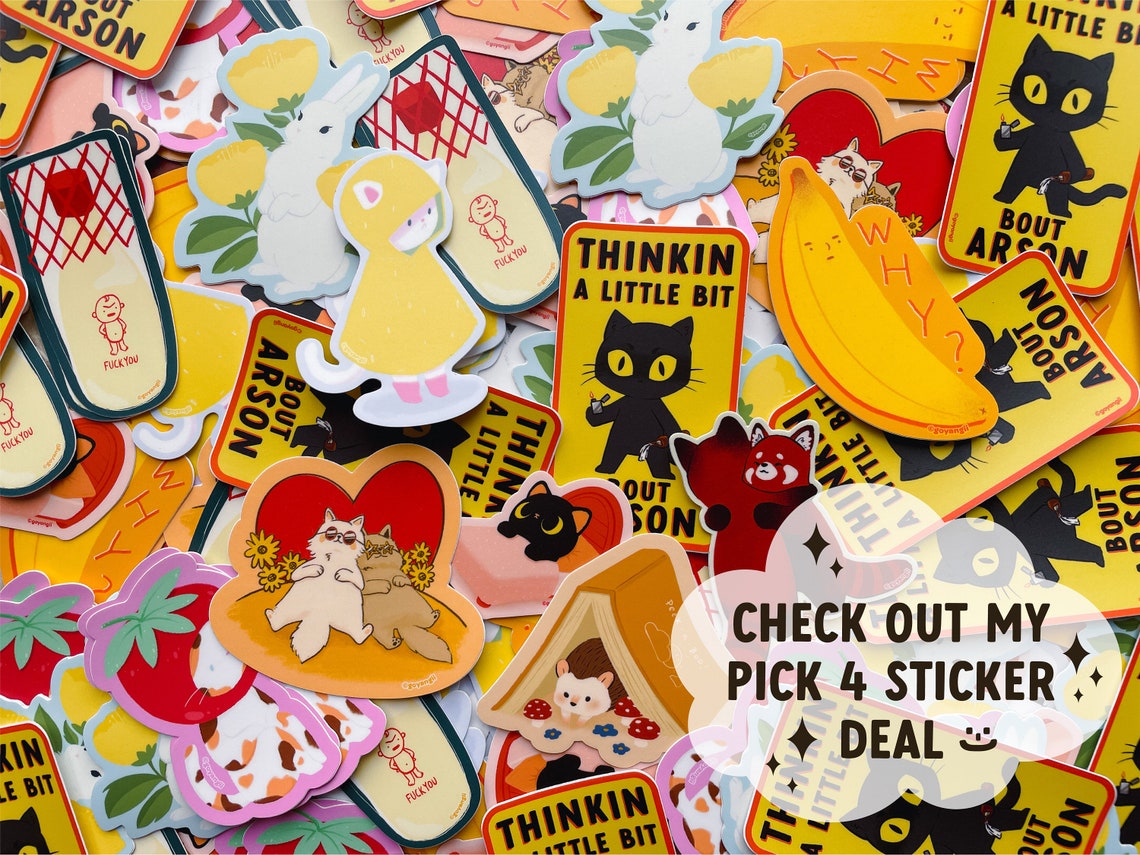 Smol Awoo Samoyed Waterproof Vinyl Sticker - Etsy