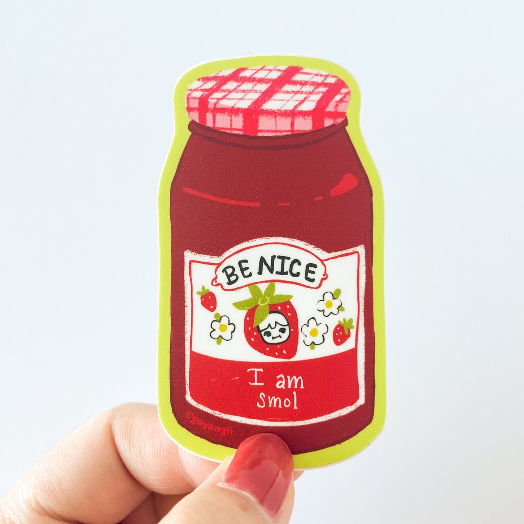 Be Nice Waterproof Vinyl Sticker - Etsy