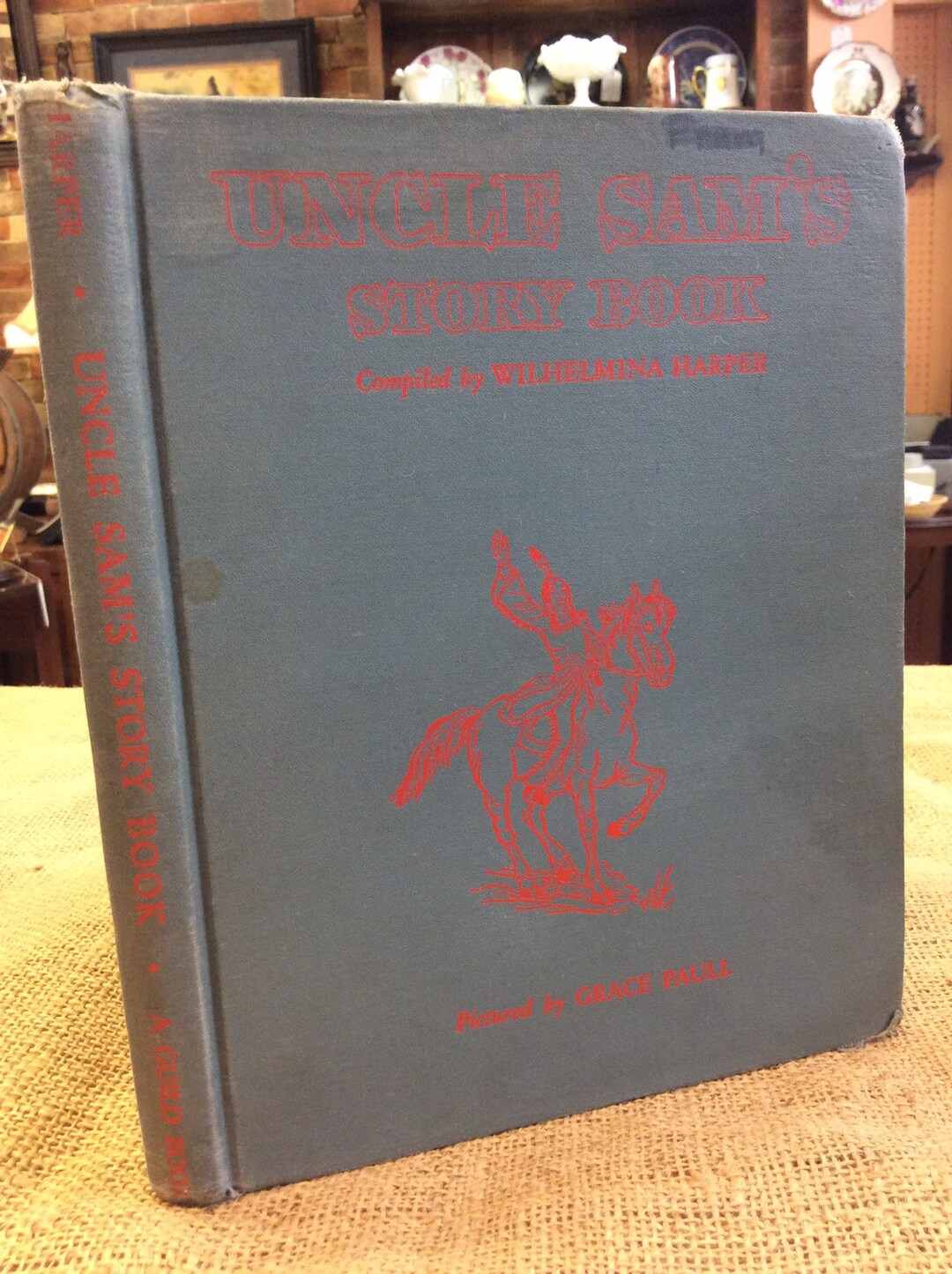 Uncle Sam's Story Book, Adventures of Yesterdays Boys and Girls ...