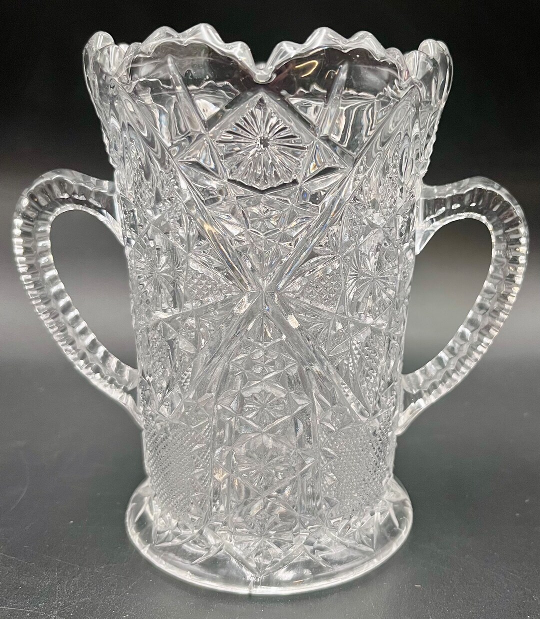 Exquisite Antique Higbee Pressed Glass Celery Dish or Vase - Etsy