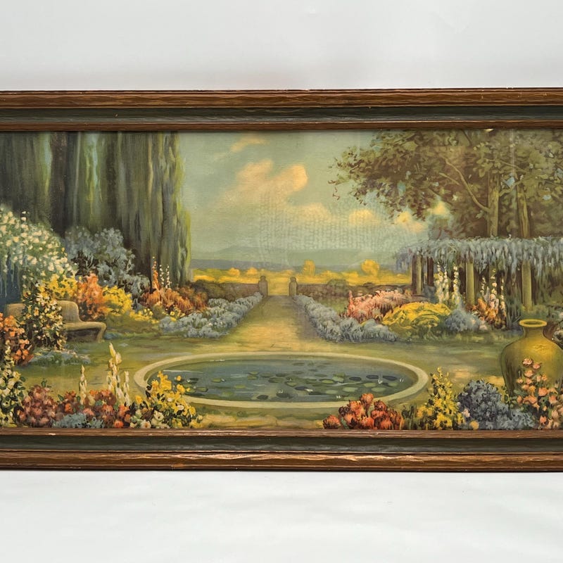 1920s Nature Print - Etsy