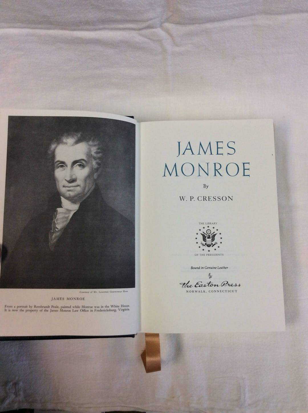 James Monroe. by W.P Cresson, C.1986 
