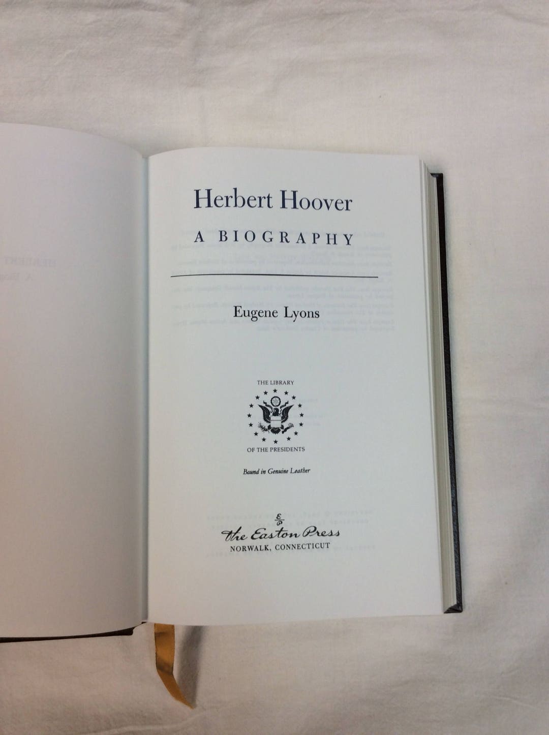 Herbert Hoover, A Biography, by Eugene Lyons From "library of the ...