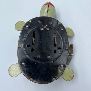 Working Tin Litho Wind up Double Turtle Toy, Baby Turtle on Mom's Back ...