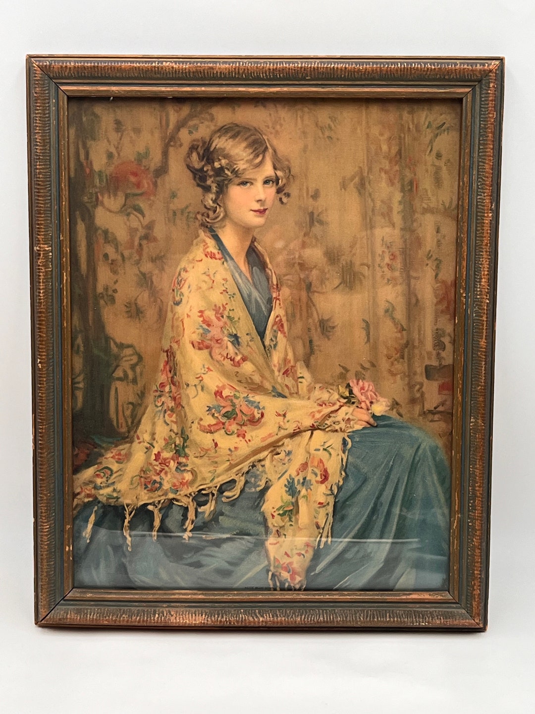 Lithograph, "alice Blue Gown", Arthur Paine Garrett, Portrait of Alice ...