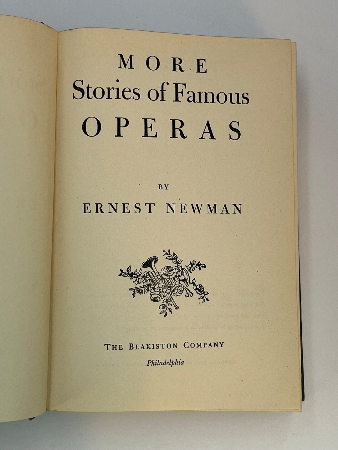 More Stories of Famous Operas, Ernest Newman, C. 1943-1946 - Etsy