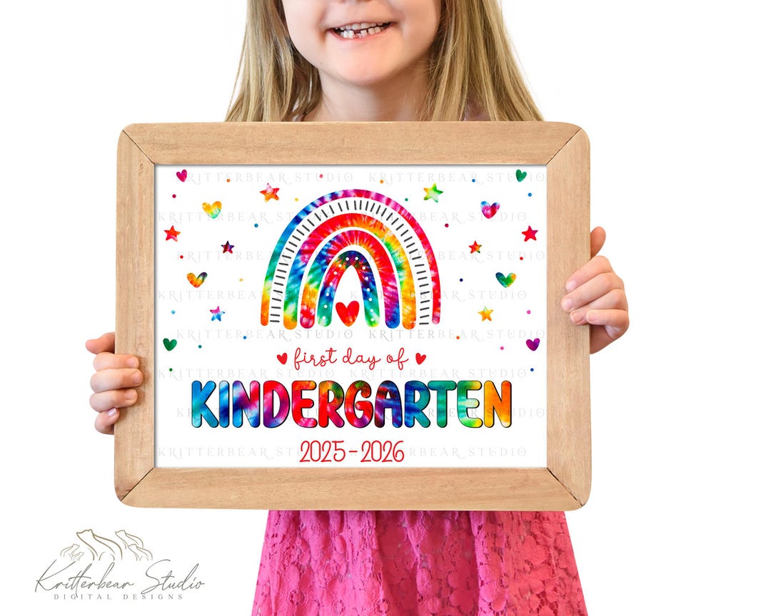 Editable First Day of School Sign - ALL GRADES Preschool Thru 12th ...