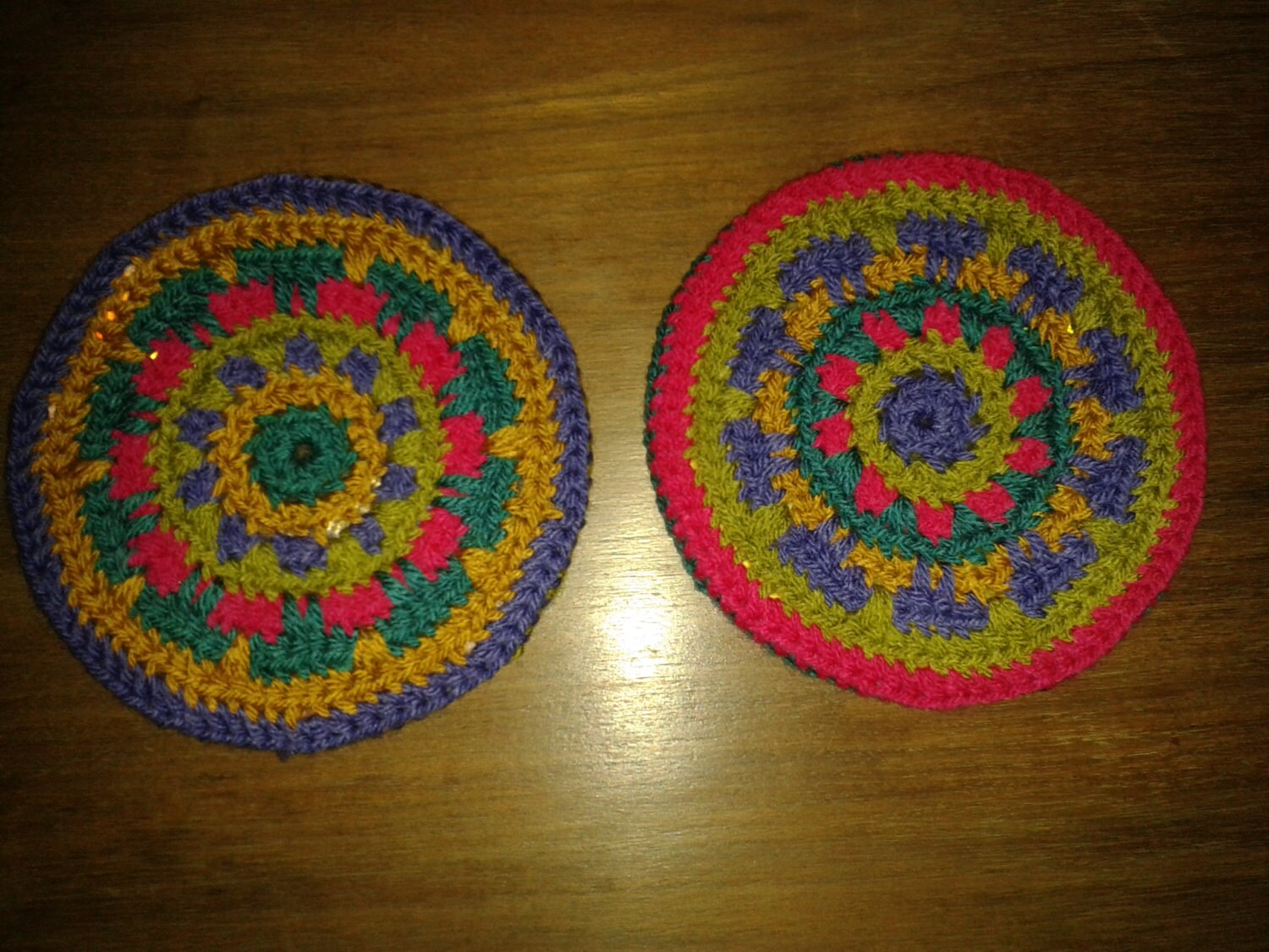 BRIGHT CD COASTER Pdf Crochet Pattern - Etsy