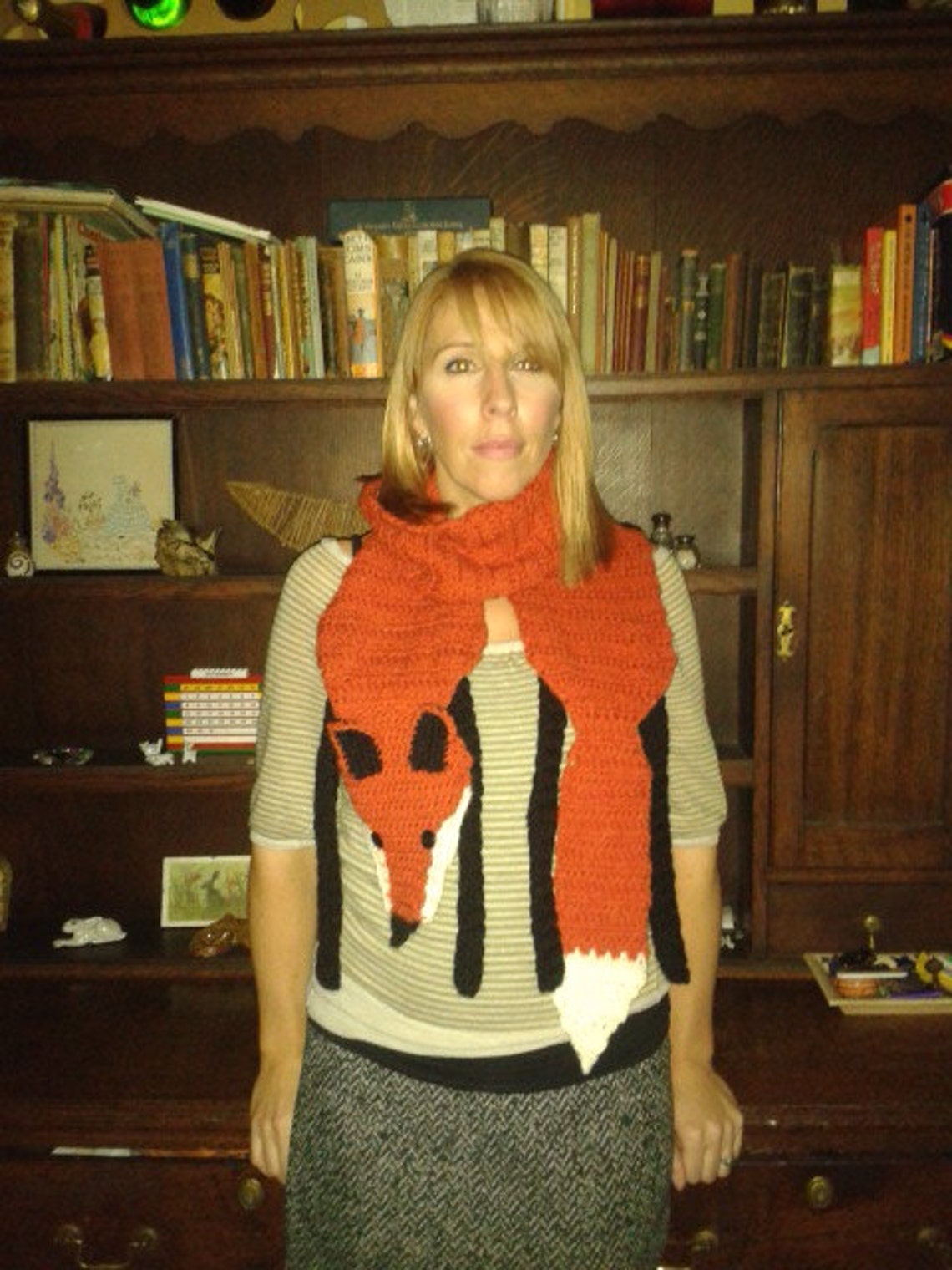 CROCHET FOX SCARF Pdf Crochet Pattern - Etsy