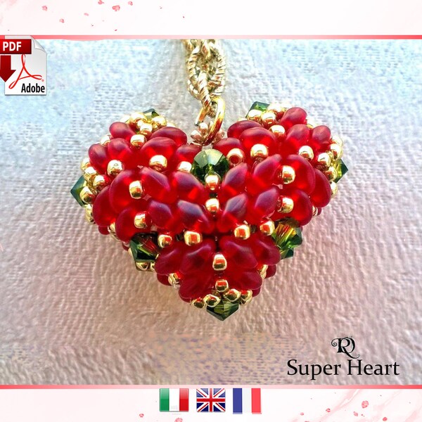 Bead Heart Tutorial - Etsy