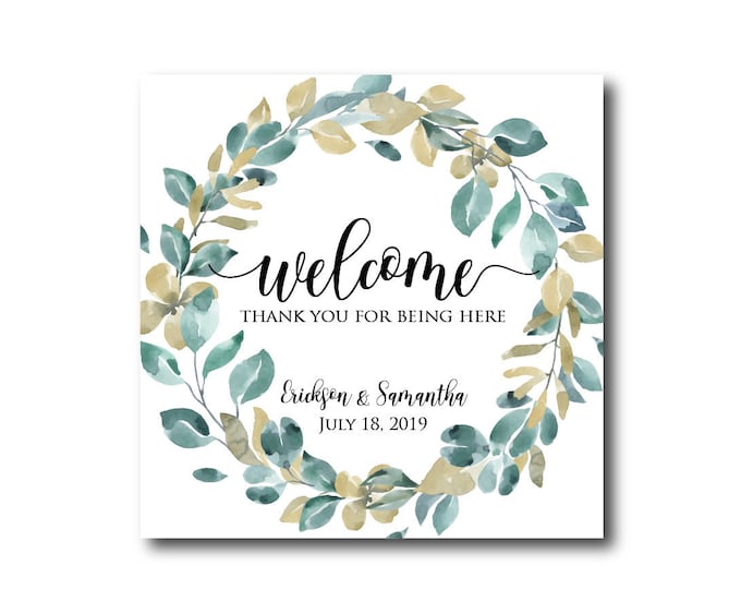 Wedding Welcome Stickers State Welcome Stickers Welcome Bag - Etsy
