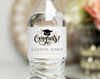 Graduation Water Bottle Label - Graduation Party Water Bottle Label ...