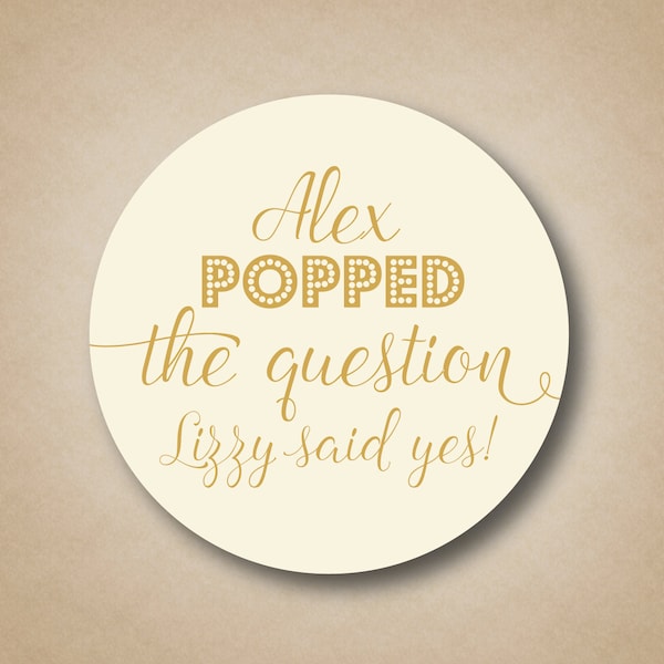 Pop the Question - Etsy
