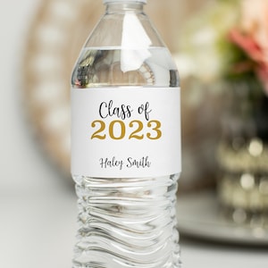 Graduation Water Bottle Label - Graduation Party Water Bottle Label ...