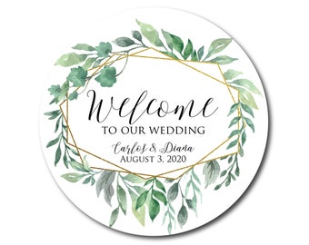 Wedding Welcome Stickers State Welcome Stickers Welcome Bag - Etsy