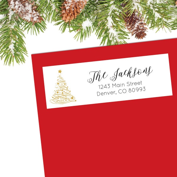 Christmas Tree Label - Etsy