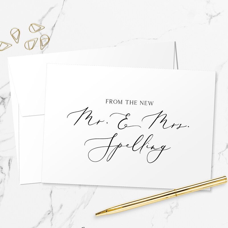Mr and Mrs Thank You - Etsy