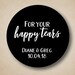 For Your Happy Tears Stickers Happy Tears Labels Tissue Box Label Tears ...