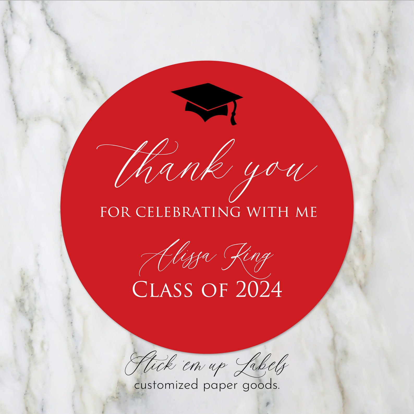 Graduation Stickers Graduation Party Stickers Graduation 2024 Labels ...