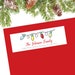Christmas Address Labels - Christmas Return Address Label, Christmas ...