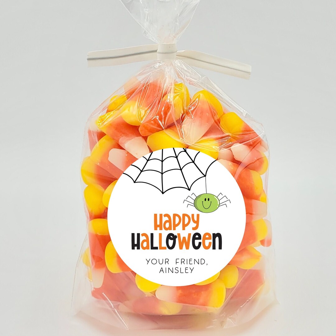 Halloween Stickers - Kids Halloween Stickers, Spider Halloween Sticker ...