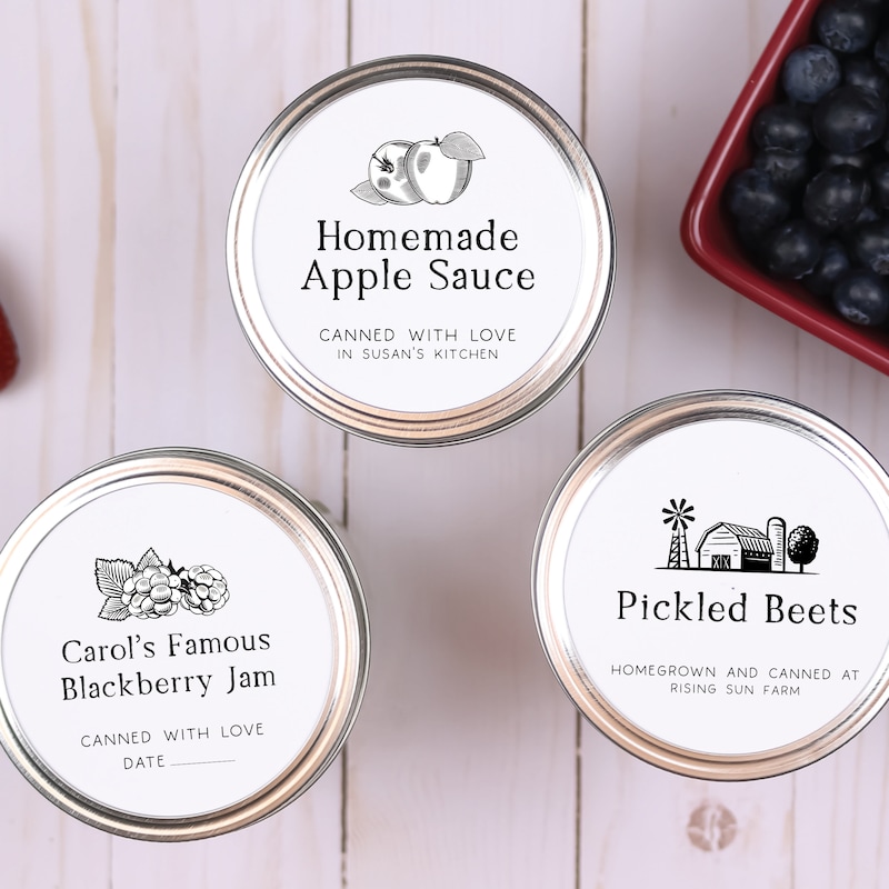 Mason Jar Labels - Etsy