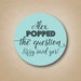 Popped the Question Stickers Popcorn Favor Labels Pop the - Etsy