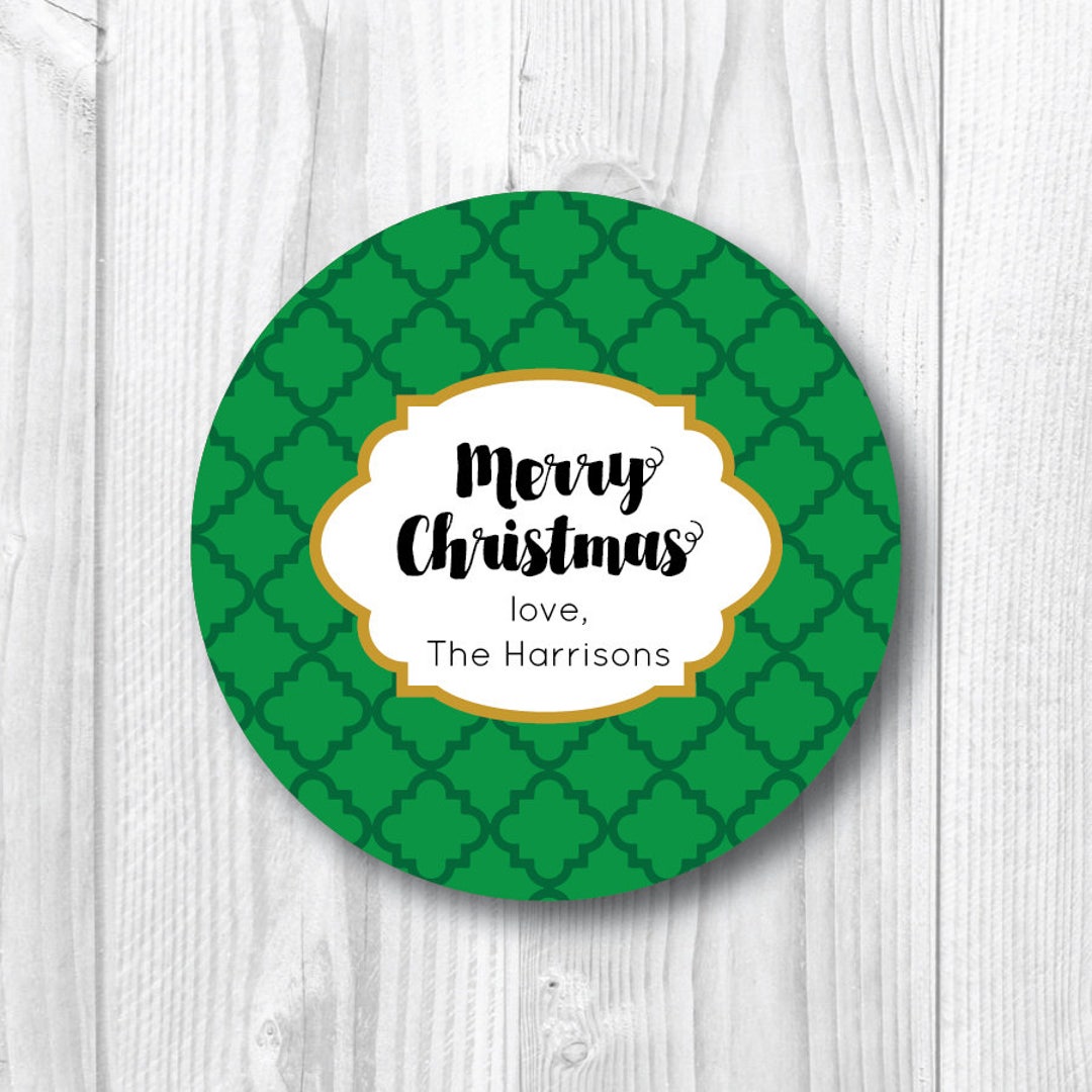 Personalized Gift Labels Christmas Gift Stickers Christmas Gift Labels ...