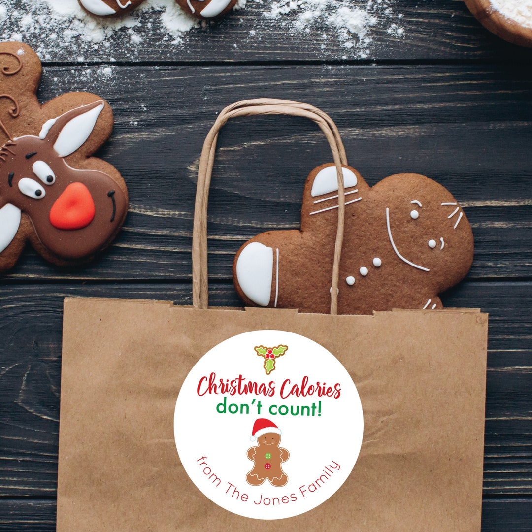 Christmas Baking Labels Holiday Stickers From the Holiday Kitchen of ...