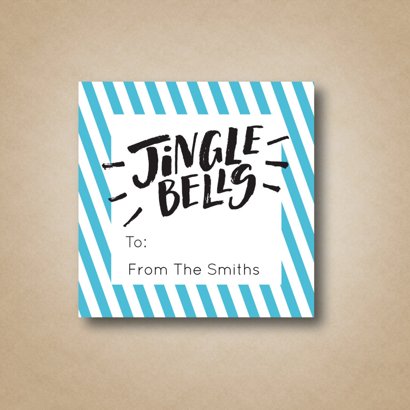 To From Stickers to From Gift Tags Blue Square Gift Labels - Etsy