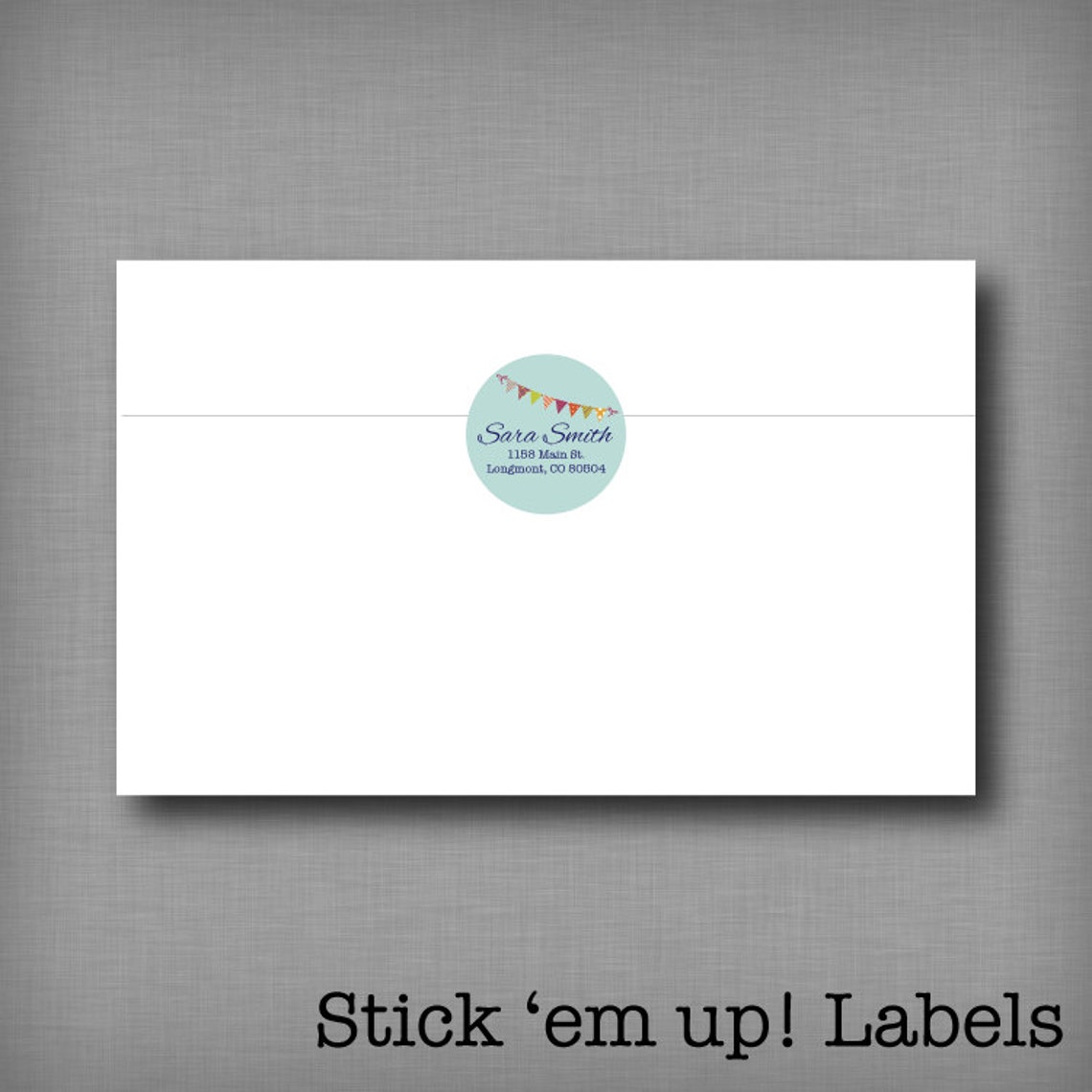 Return Address Labels Personalized Round Address Stickers - Etsy