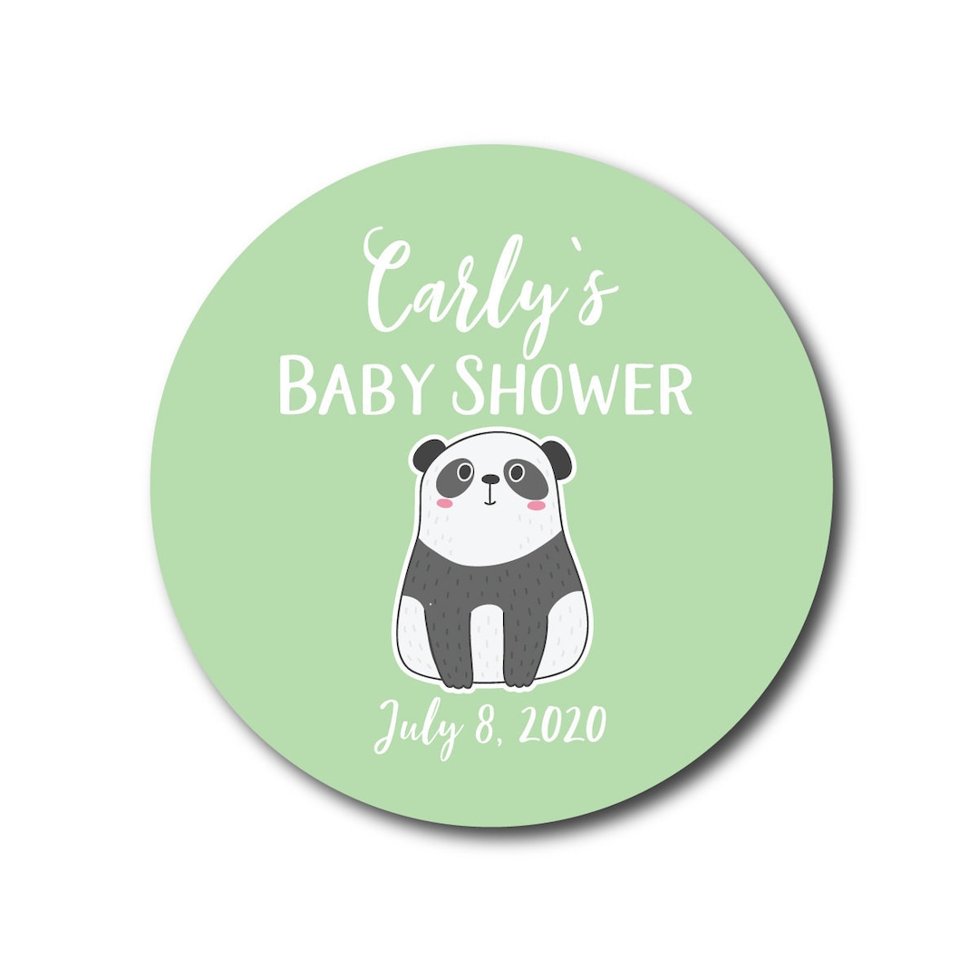 Baby Shower Stickers Baby Shower Labels Shower Favors Thank You ...