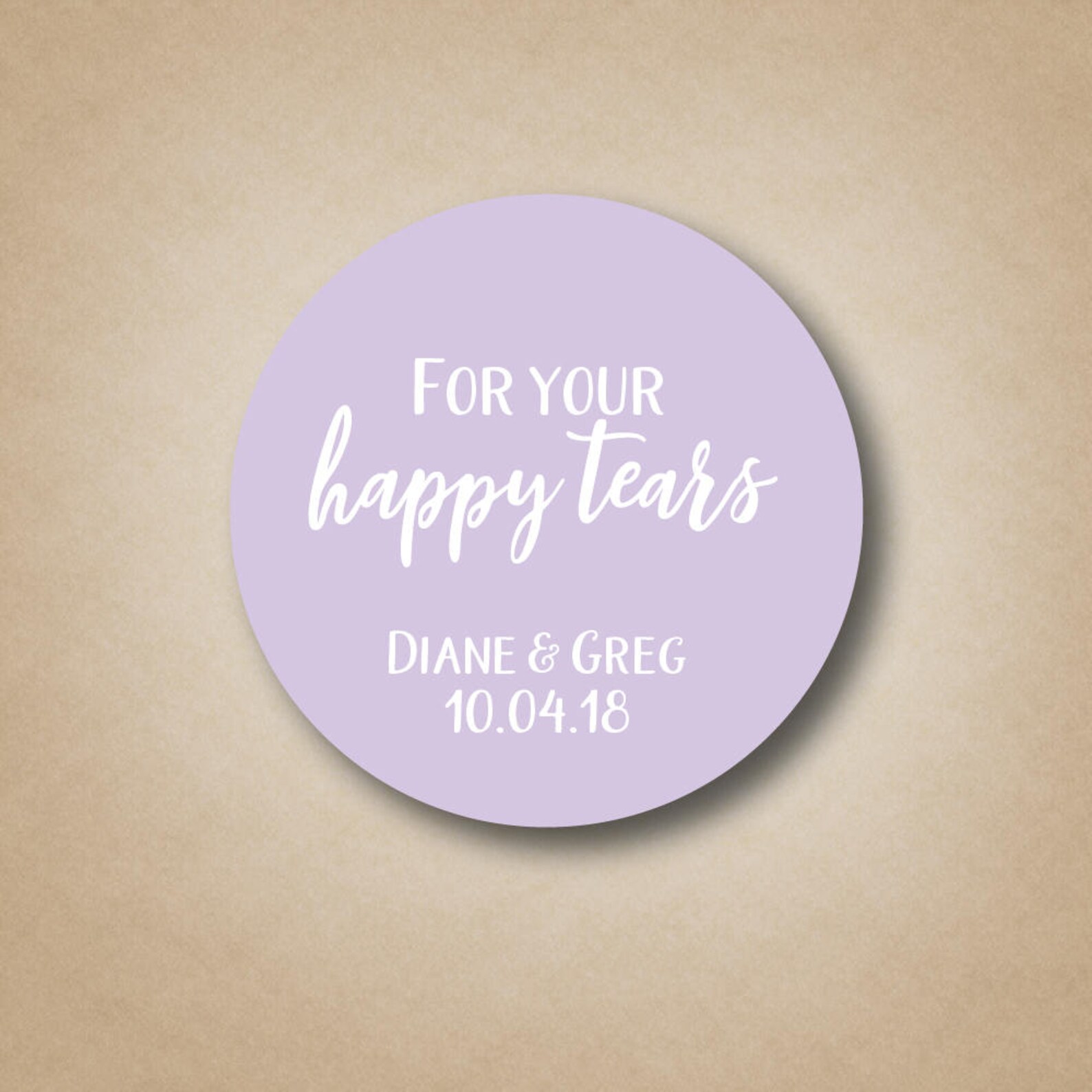For Your Happy Tears Stickers Happy Tears Labels Tissue Box - Etsy
